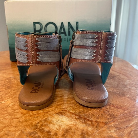 ROAN by BED STU | Shoes | Nib Roan Almond Esme Leather Thong Sandal ...